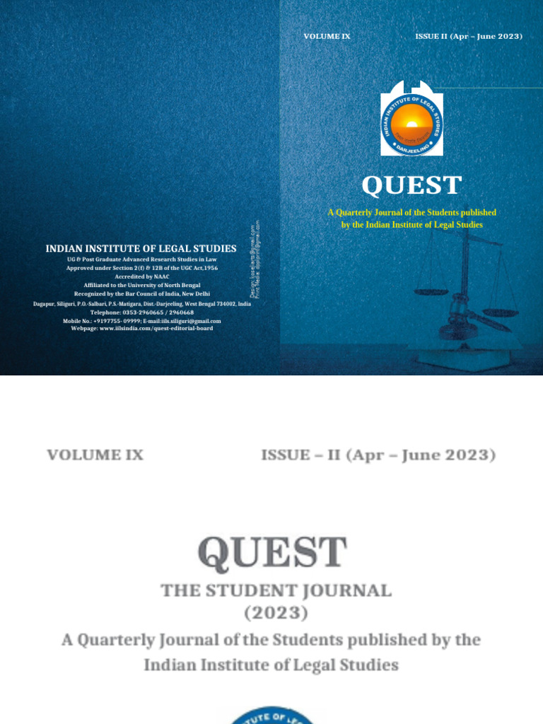 Quest Vol Ix Issue II | PDF | Divorce | Marriage