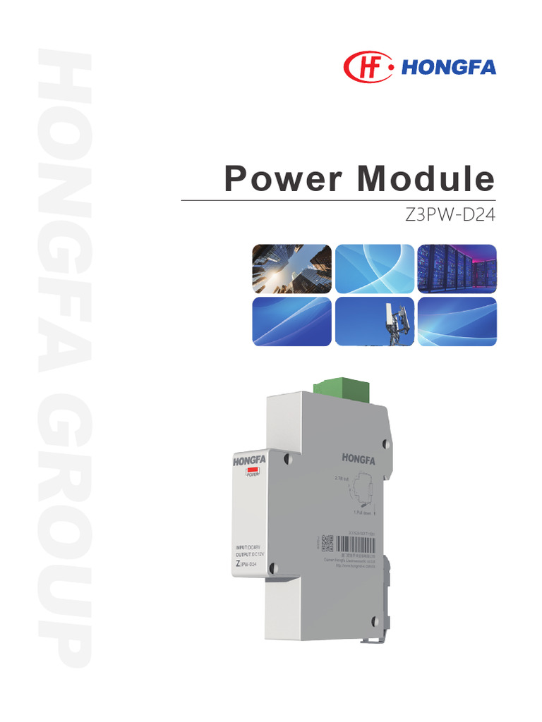 Z3PW-D24 Power Module | PDF | Power Supply | Electricity