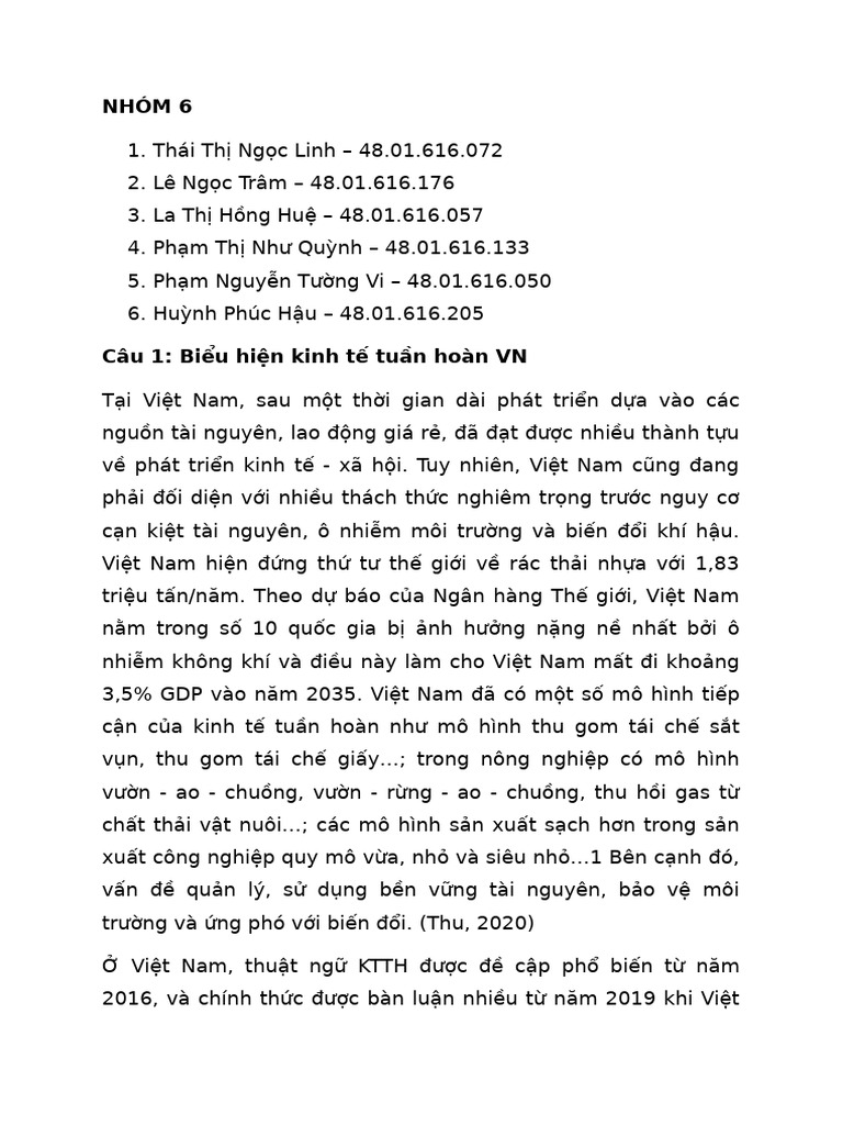 NHÓM 6 _ 15-03-2025 | PDF