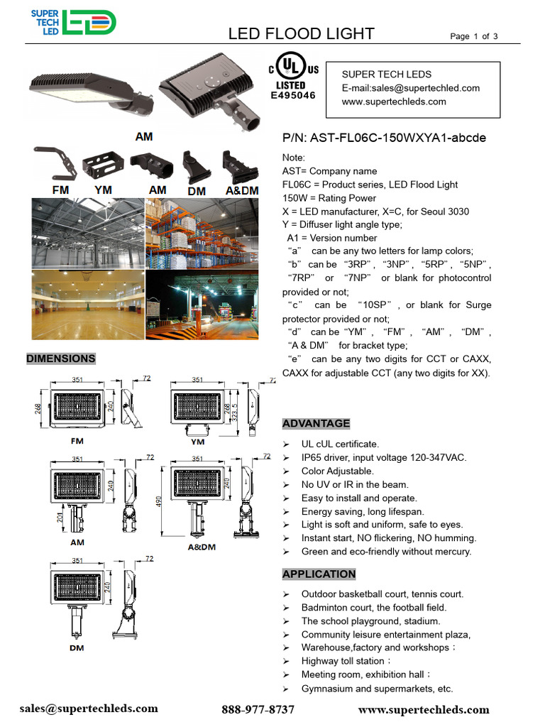 Ast Fl06c 150wxya1 Abcde A0 Ul 1 | PDF | Electrical Components ...