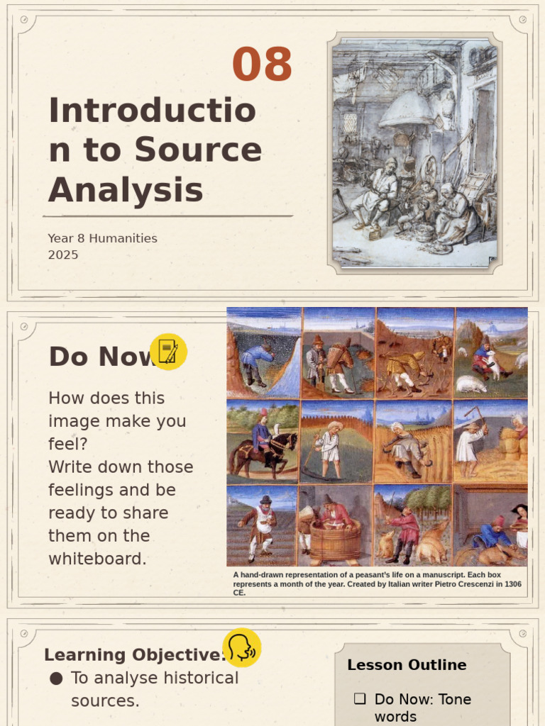 Y8 Introduction To Source Analysis | PDF | Human Communication