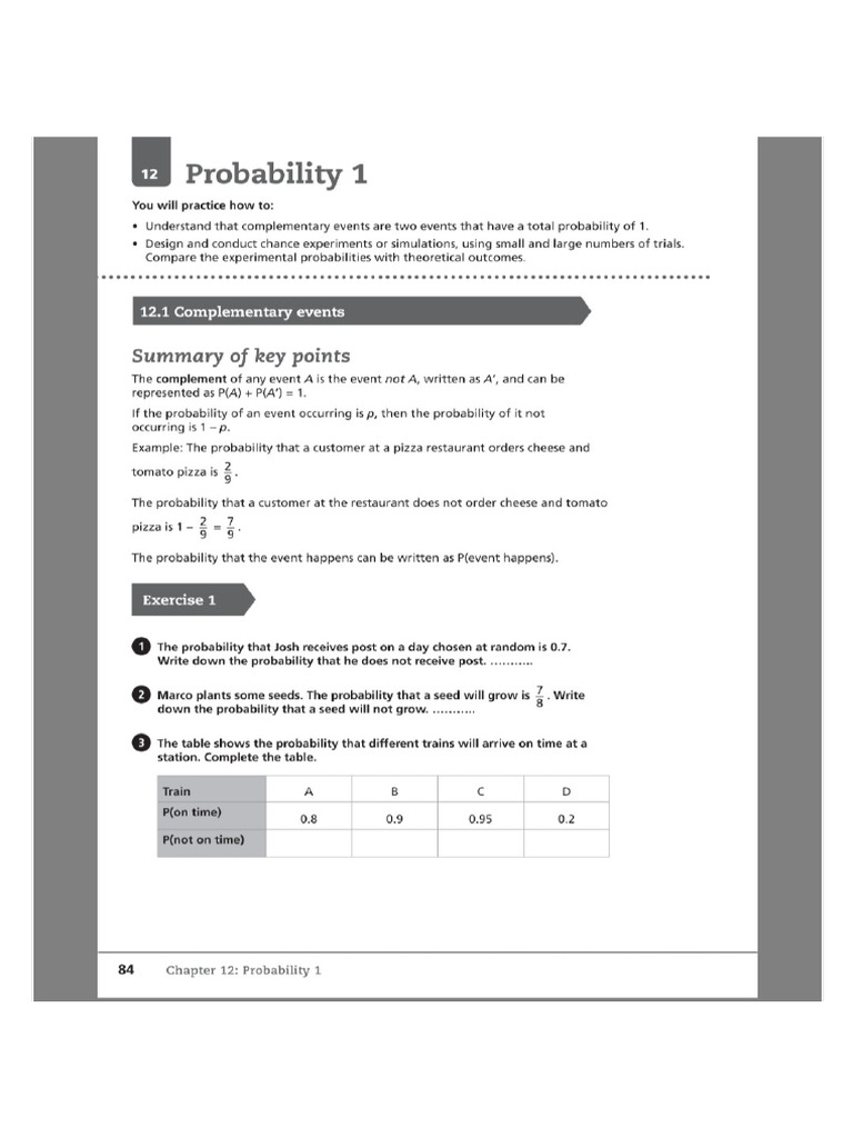 Probability 1 | PDF
