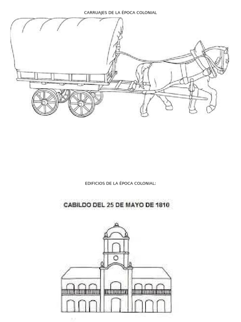 Carruajes de La Época Colonial | PDF