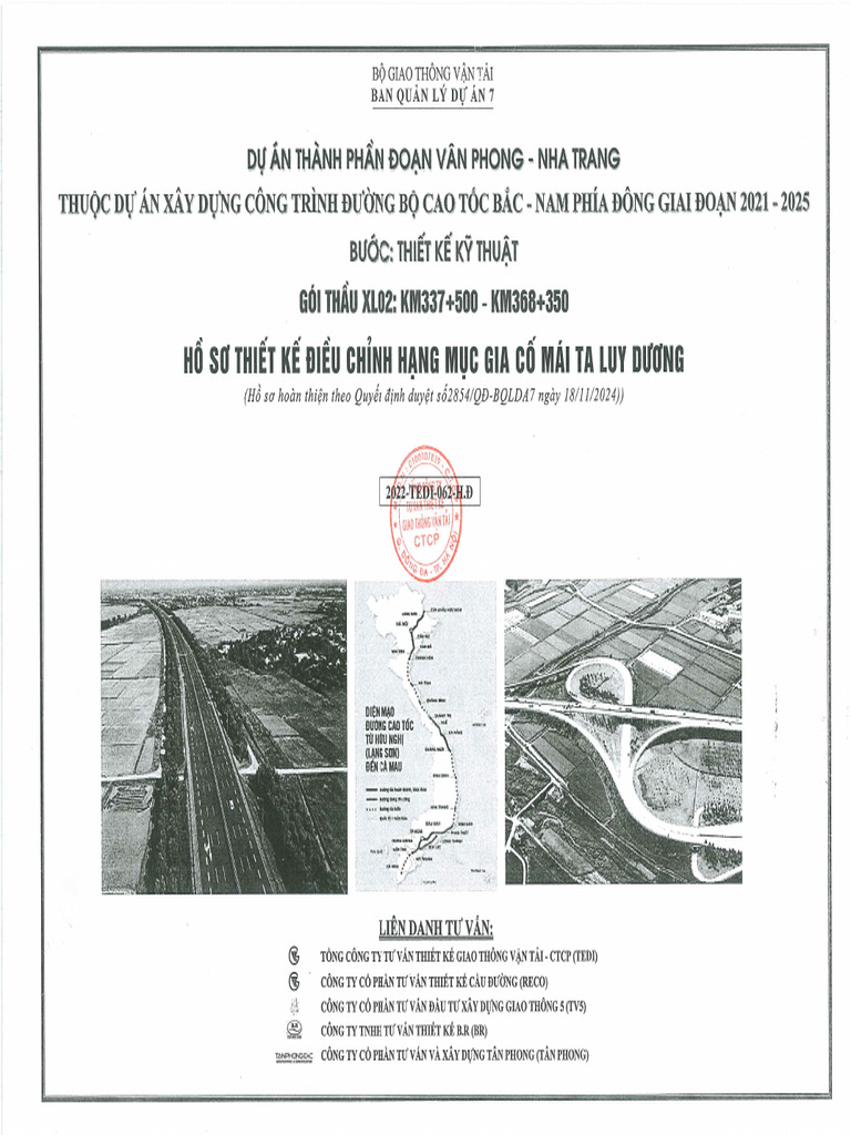 Hồ Sơ TKĐC Gia Cố Mái Taluy-DA VPNT | PDF