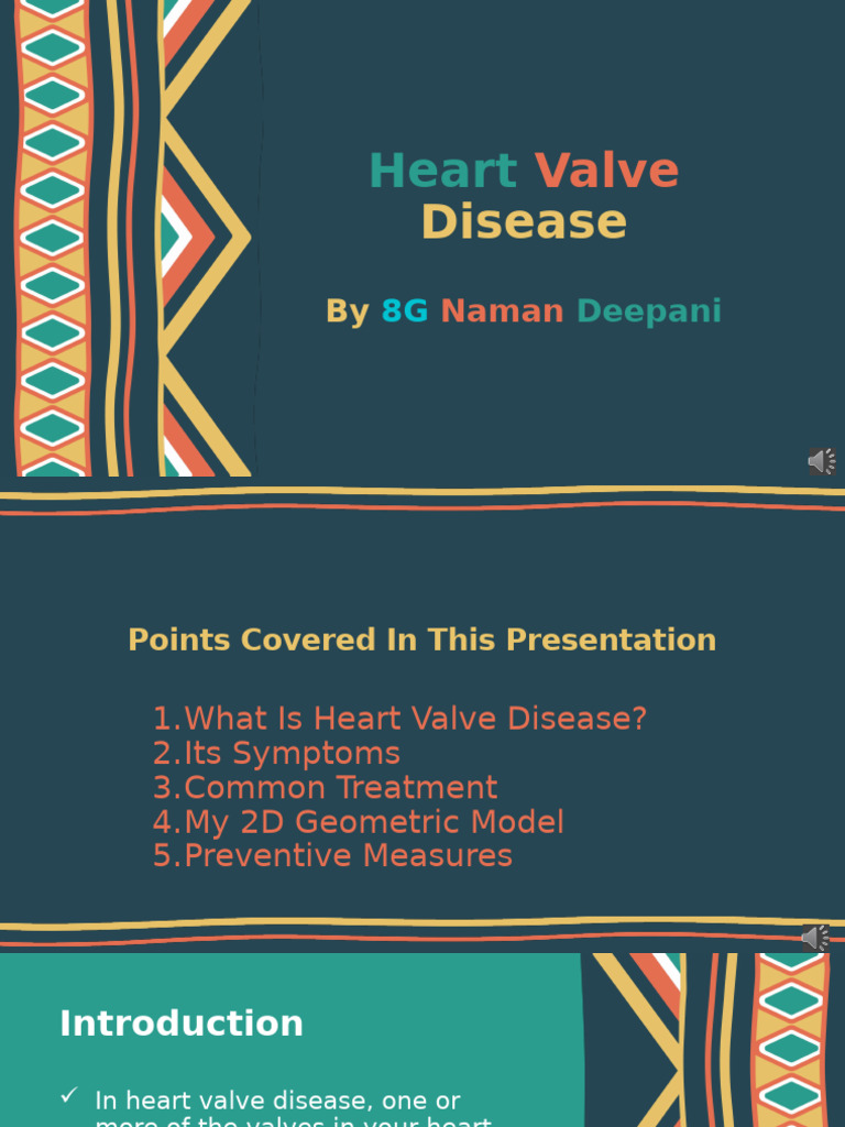 Heart Valve Disease Bio Presentation | PDF