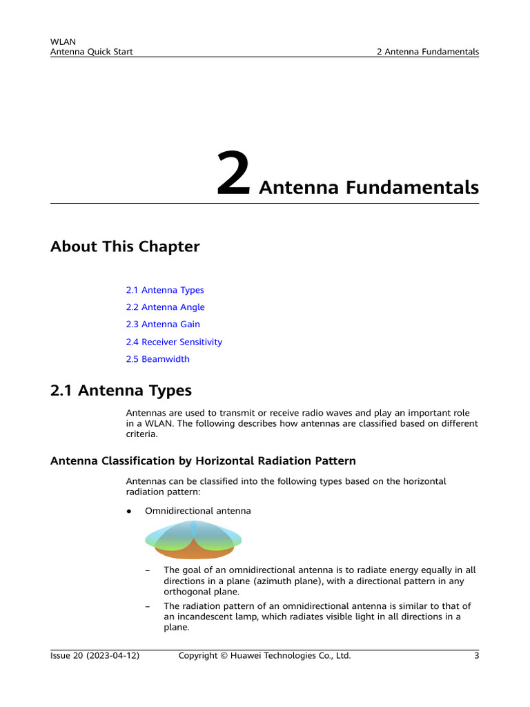 Antenna Classification Overview | PDF | Antenna (Radio) | Signal To ...