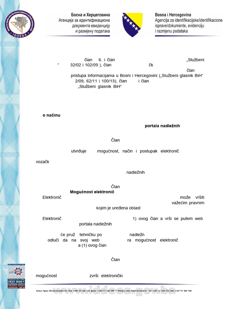 Naputak ProvStatZaht EServis HRV | PDF