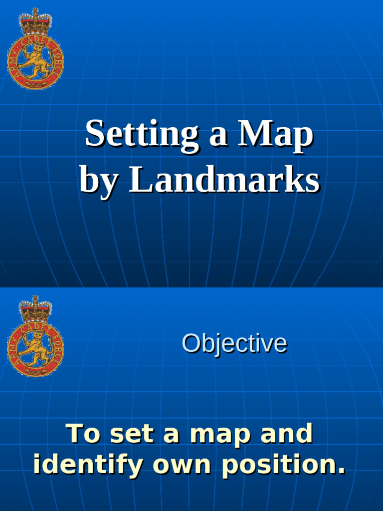 Setting A Map by Ground | PDF