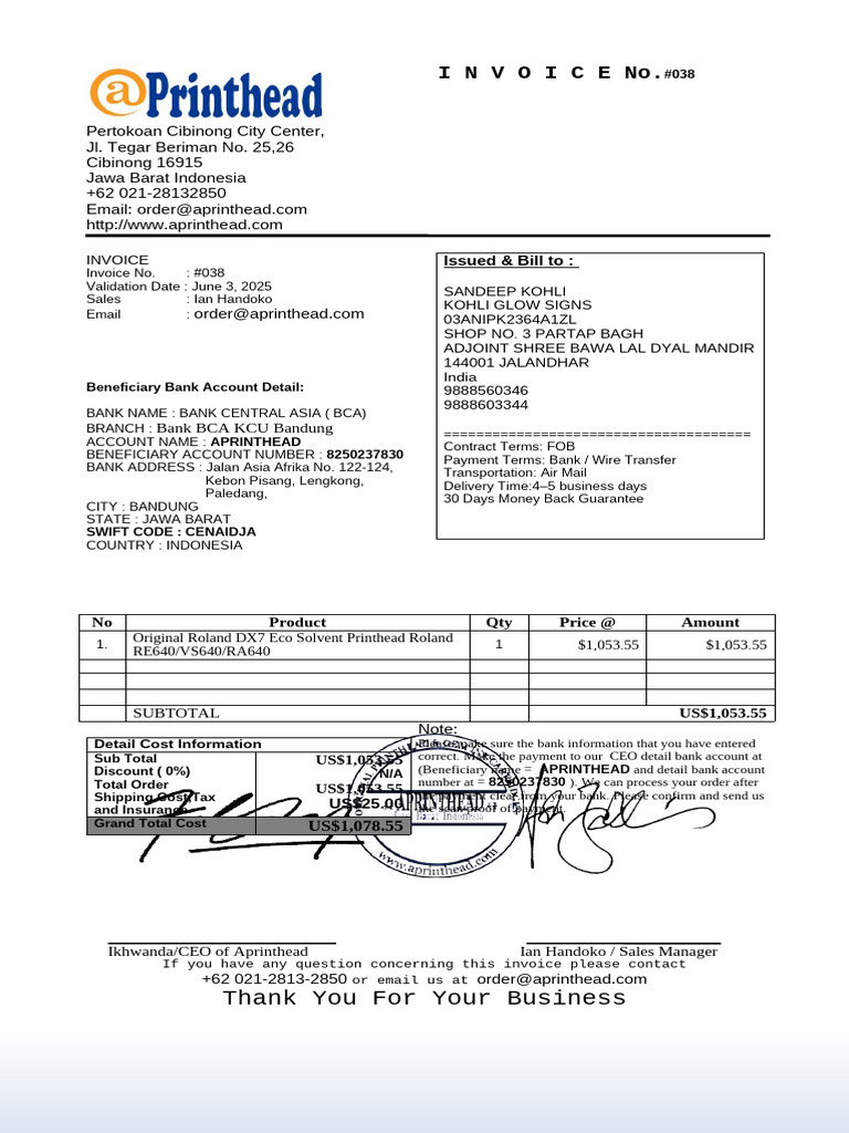 #038 SANDEEP KOHLI Update | PDF | Payments | Service Industries