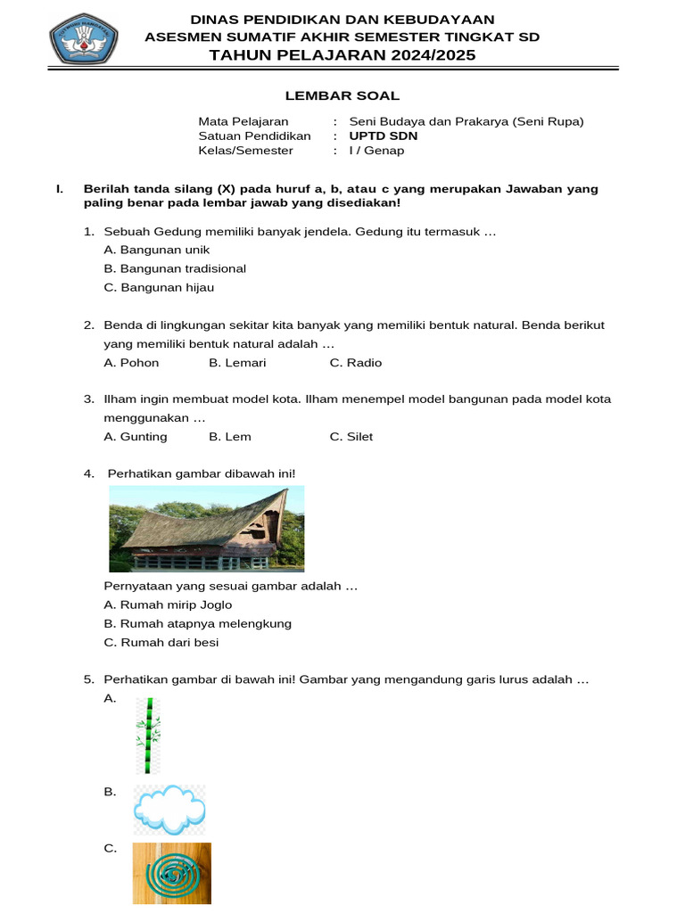 UAS Seni Rupa 1b | PDF