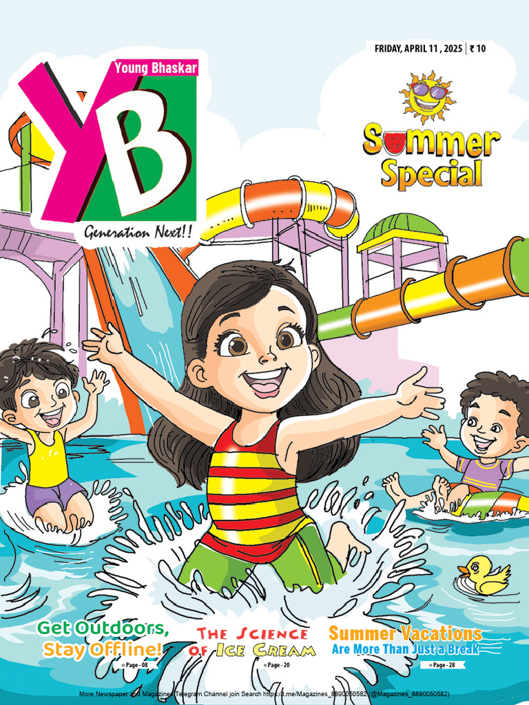 Young Bhaskar APRIL 2025 | PDF | Ice Cream | Ice