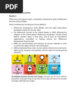 Overview of 8 Millennium Development Goals | PDF