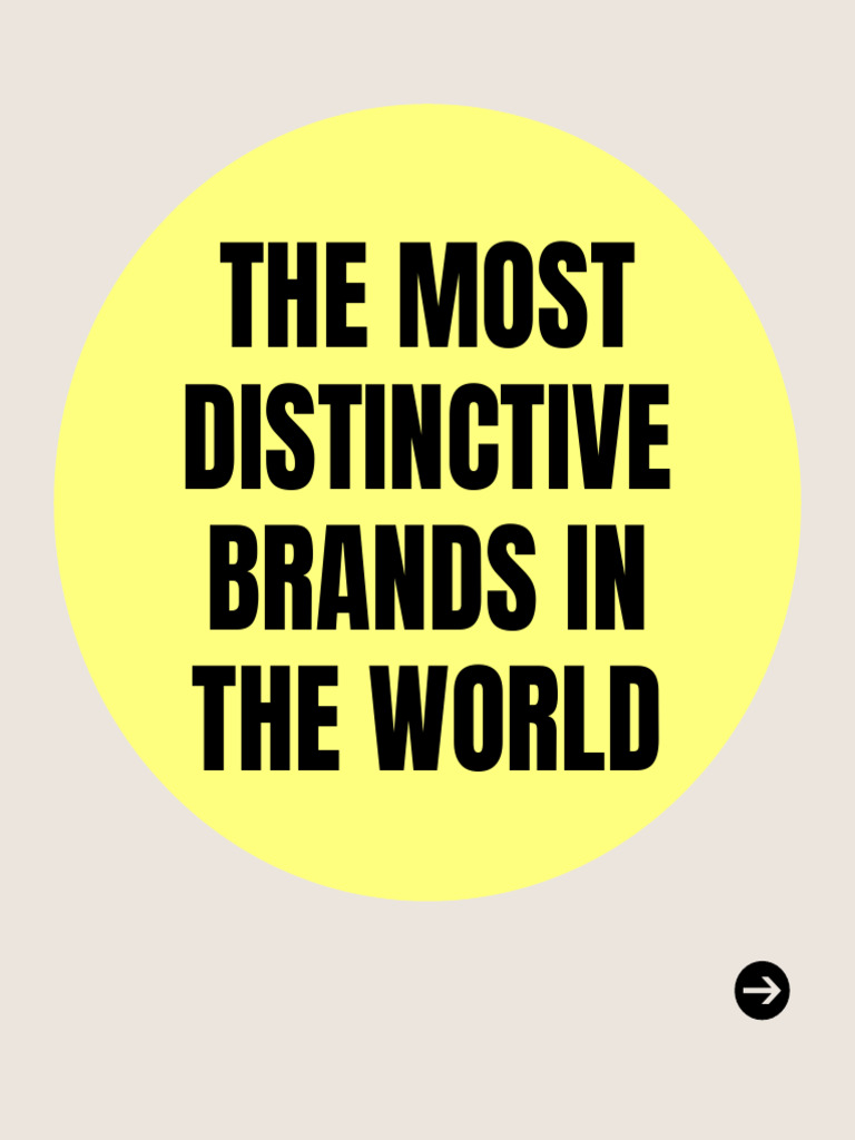 The Most Distinctive Brands in The World | PDF