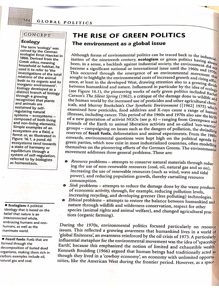 Green Politics | PDF