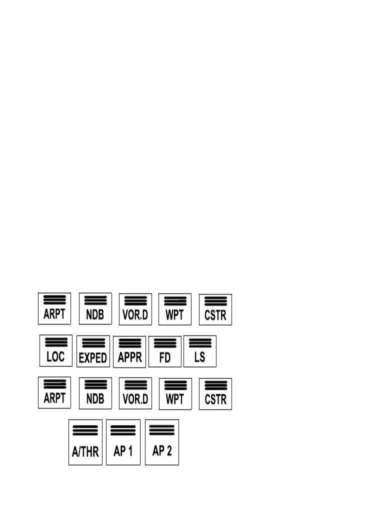 A320 Fcu Buttons Labels | PDF