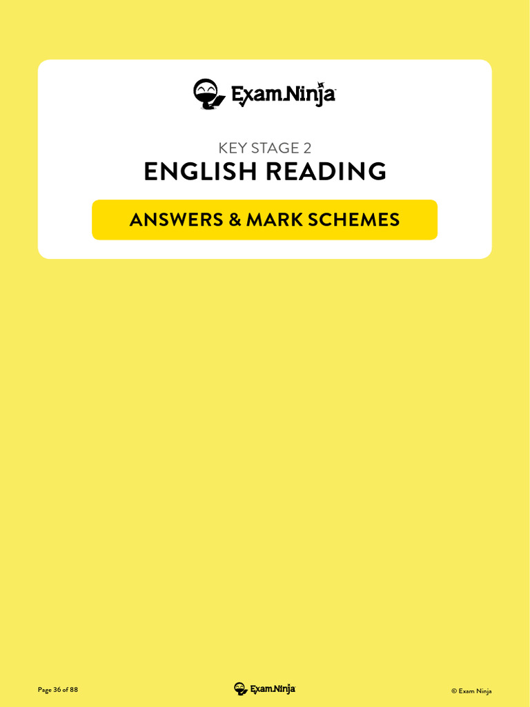 Reading Answers and Mark Schemes | PDF | Bees | Dogs