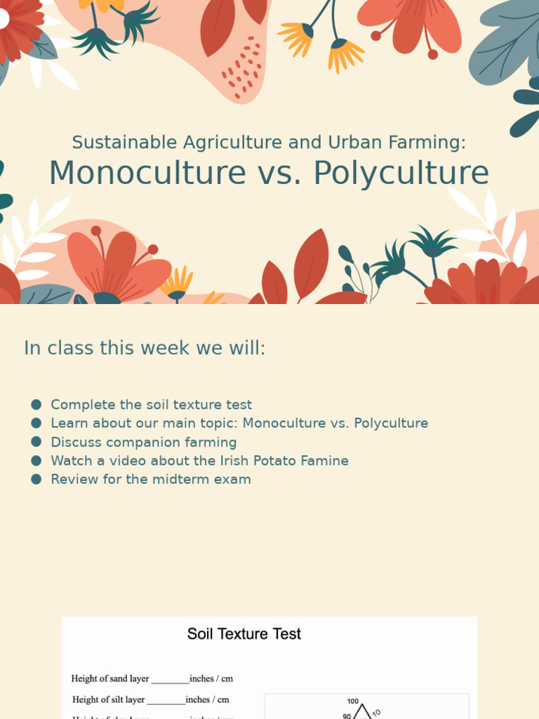 Monoculture vs. Polyculture in Farming | PDF | Compost | Seed