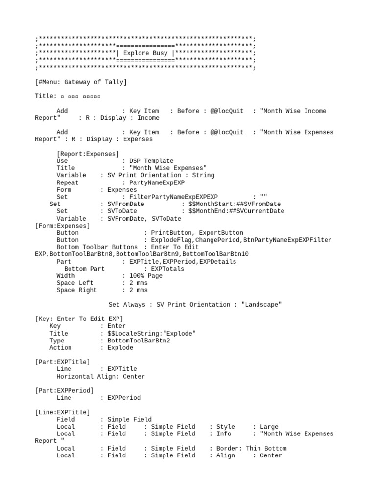 Month Wise Expenses Report Template | PDF | Computing | Software