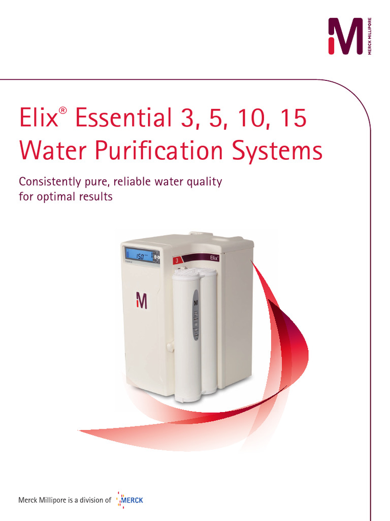 PB4777EN00 Elix Essential LR | PDF | Hydrology | Physical Geography