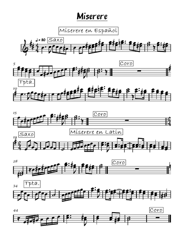 Miserere | PDF