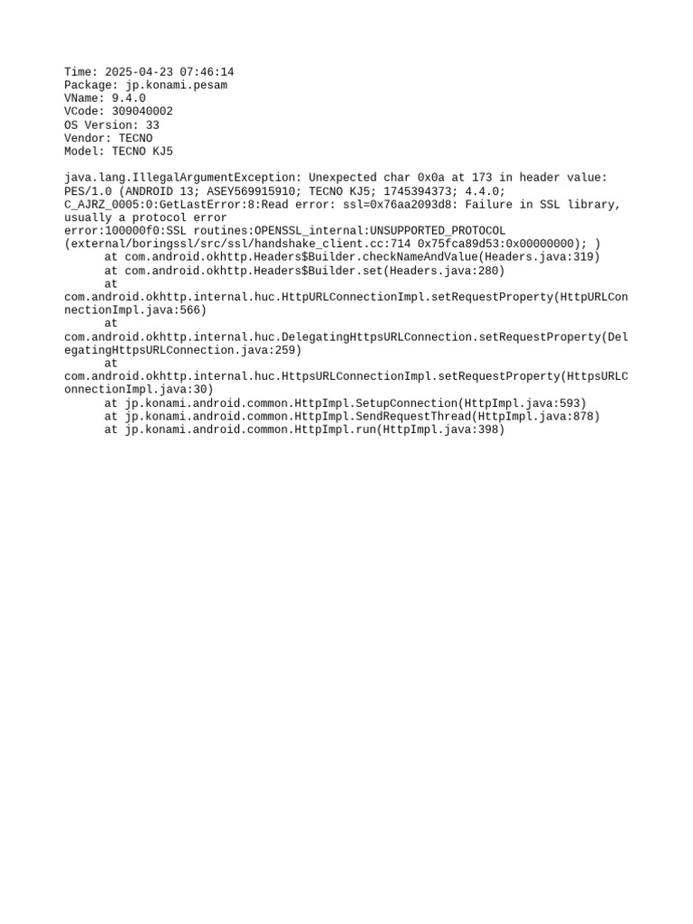 Error Log Jy.x.separation - TBVH.VWVG | PDF