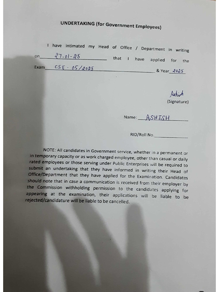 Final Intimation Letter | PDF