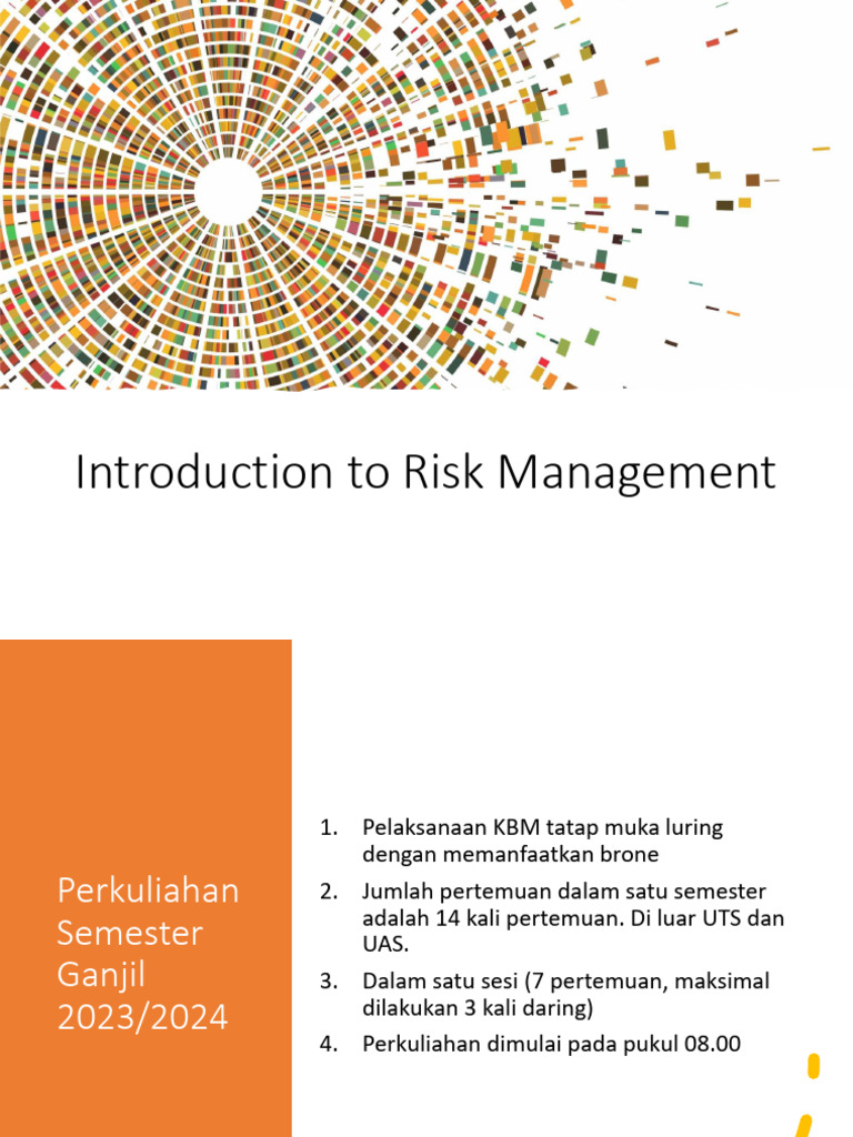 Introduction To Risk Management Final Fix | PDF | Risk | Risk Management