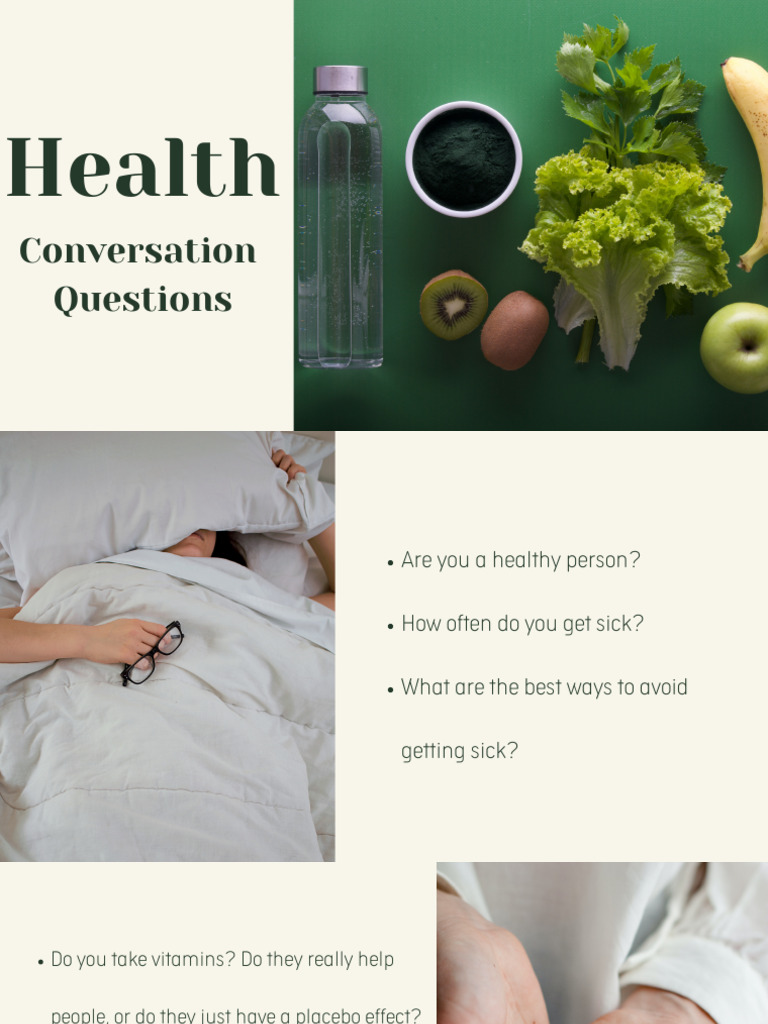 Health: Conversation Questions | PDF