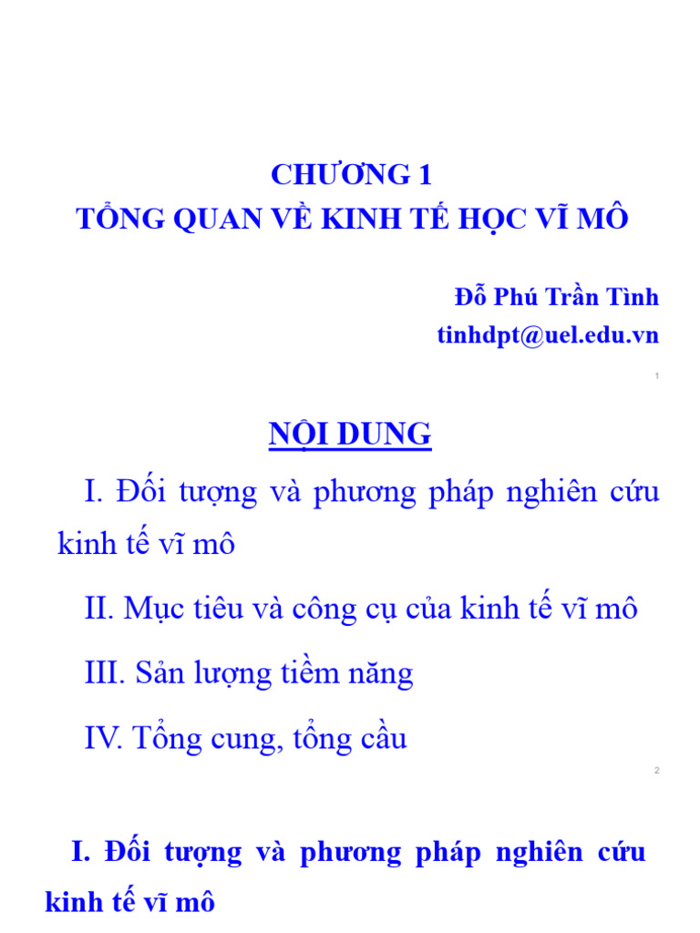 Macro Chapter 1 SV | PDF