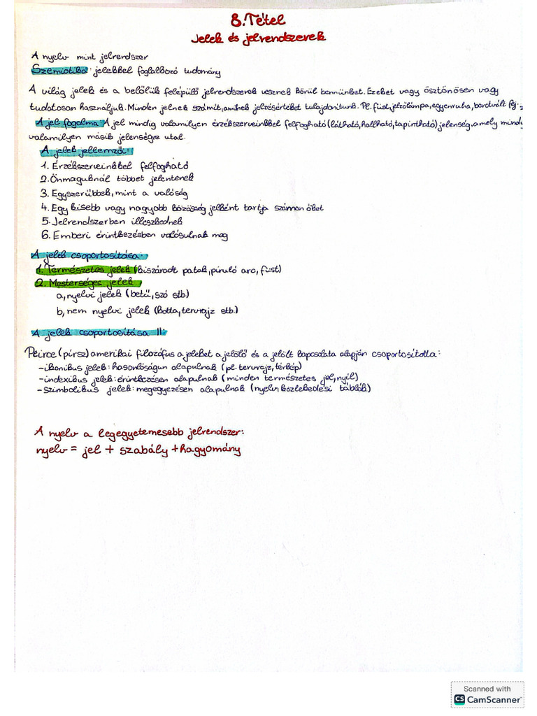 Jelek És Jelrendszerek | PDF