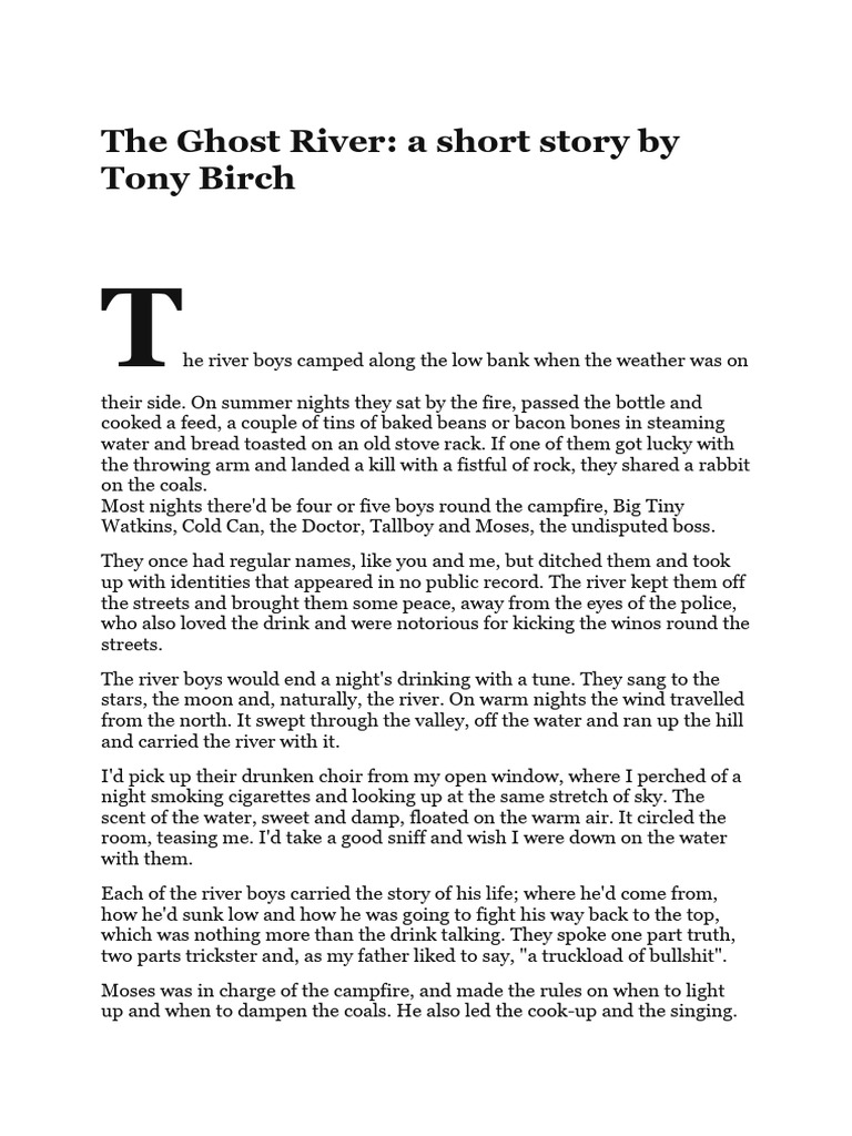 Ghost River - Tony Birch | PDF | Trapping