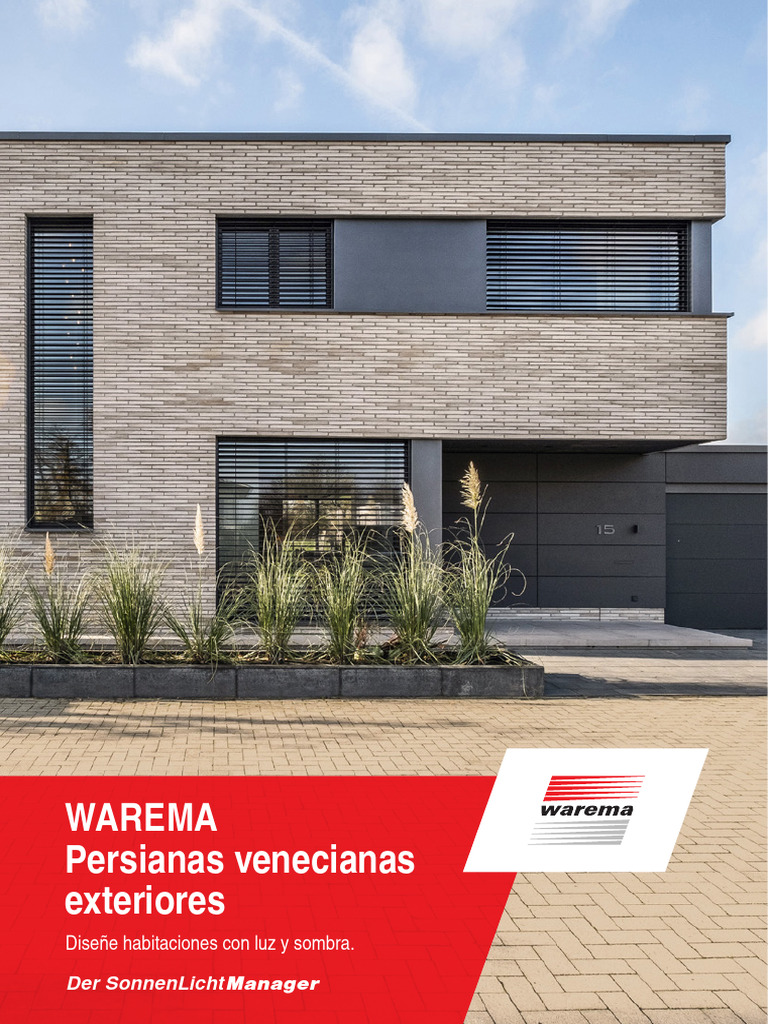 CATÁLOGO GENERAL PERSIANAS VENECIANAS - WAREMA | PDF | Ventana