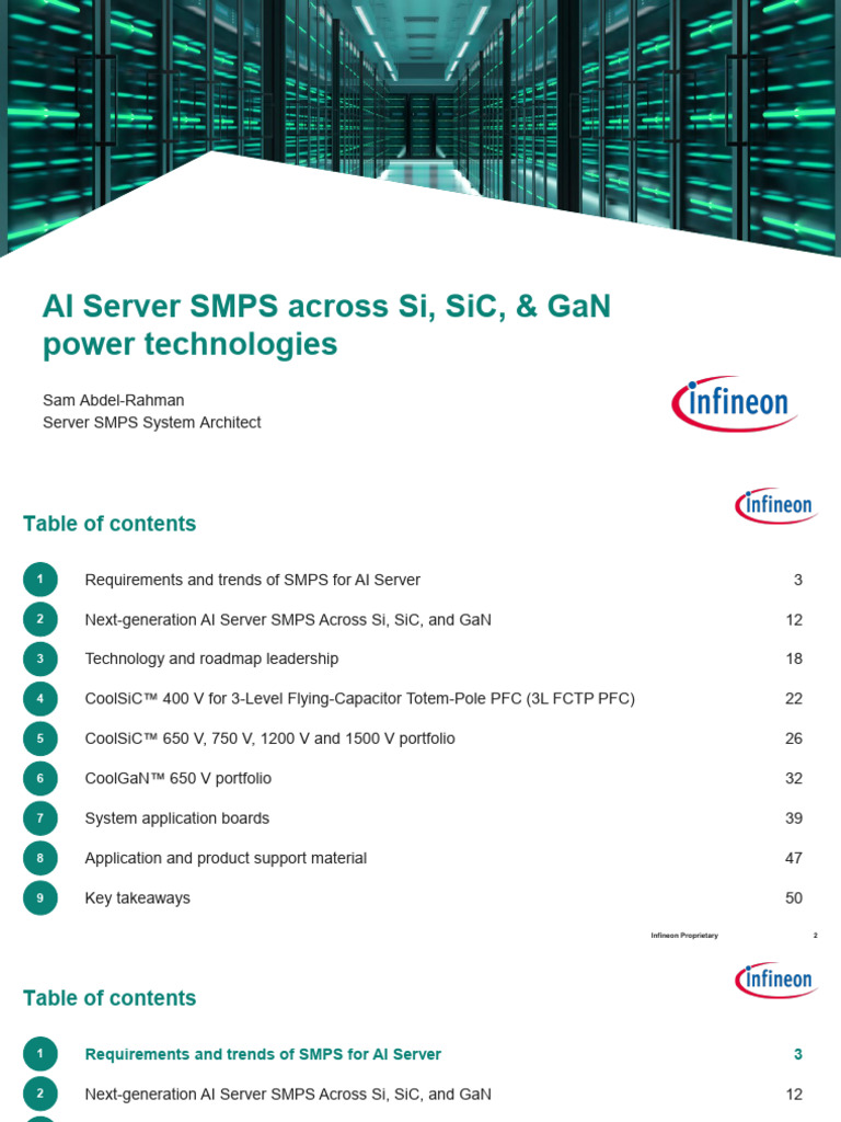 AI Server SMPS: Si, SiC, & GaN Trends | PDF | Graphics Processing Unit ...