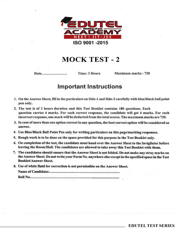 Mock Test - 2-Final | PDF