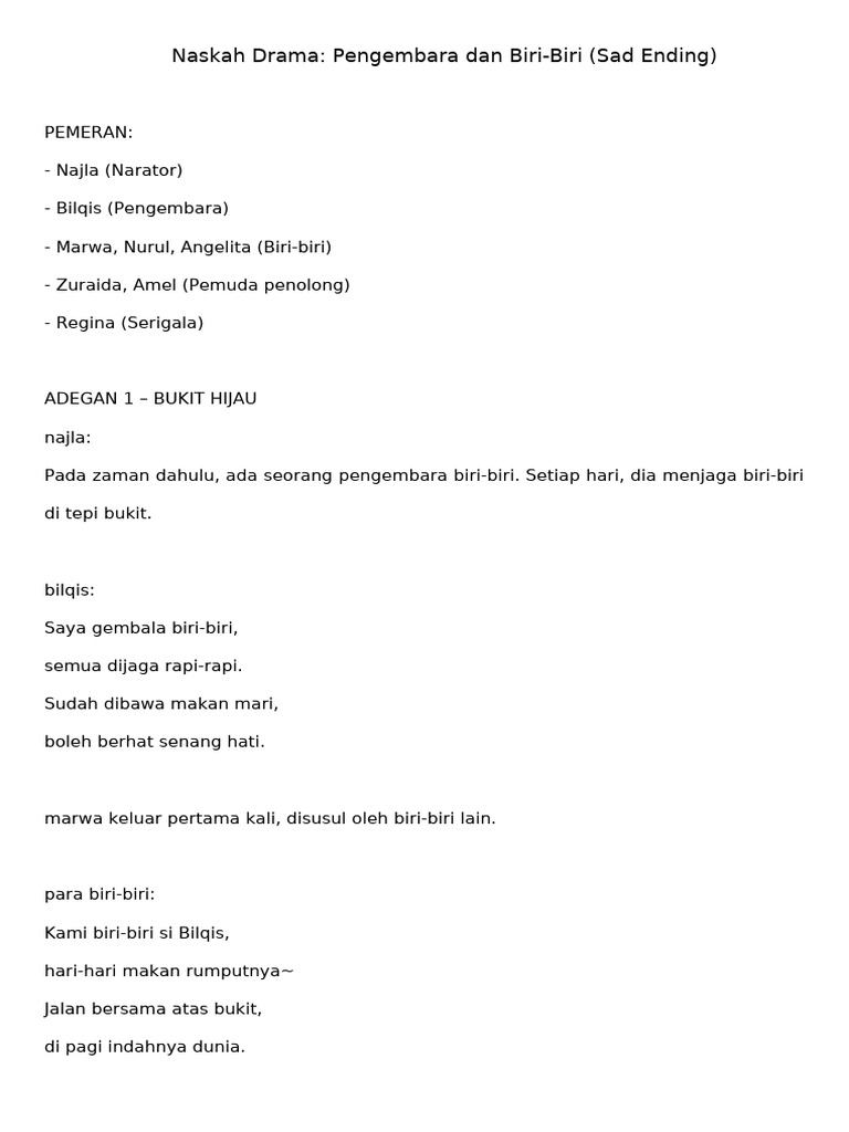 Pengembara Dan Biri Biri | PDF