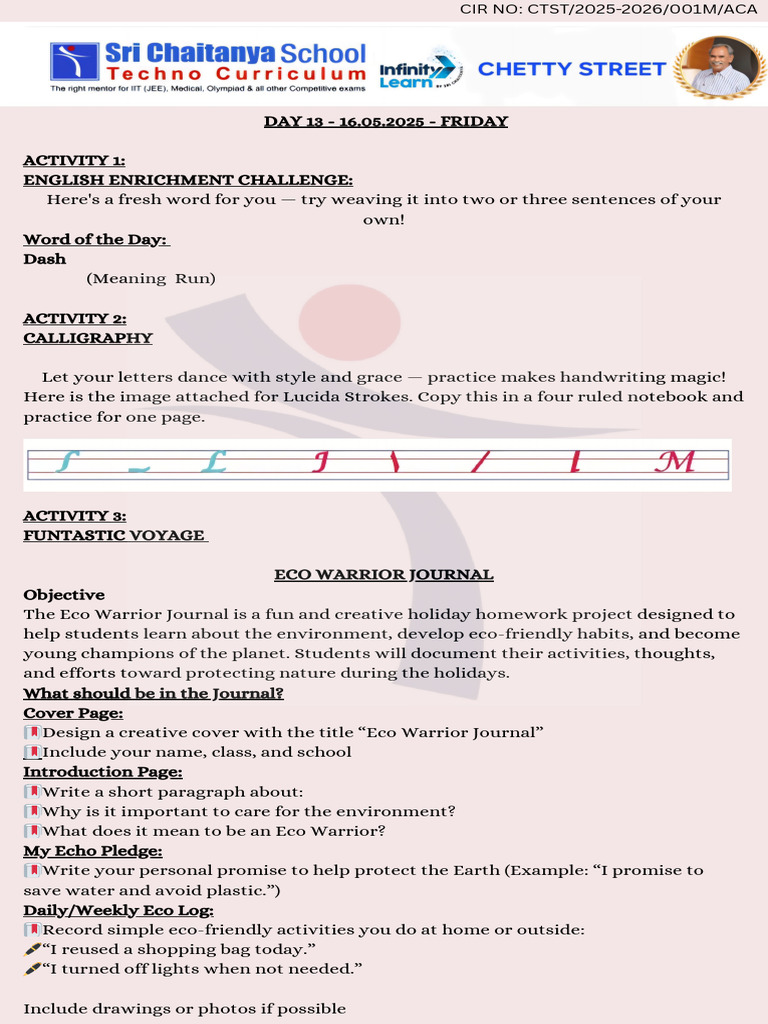 Brain Boost Journey - 16.05.2025 - Day 13 | PDF