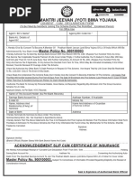 Pmjjby Form Boi | PDF | Insurance | Financial Services