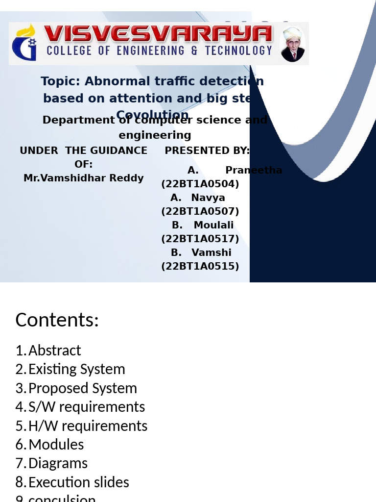 Abnormal Traffic Detection Using Deep Learning | PDF | Computing ...