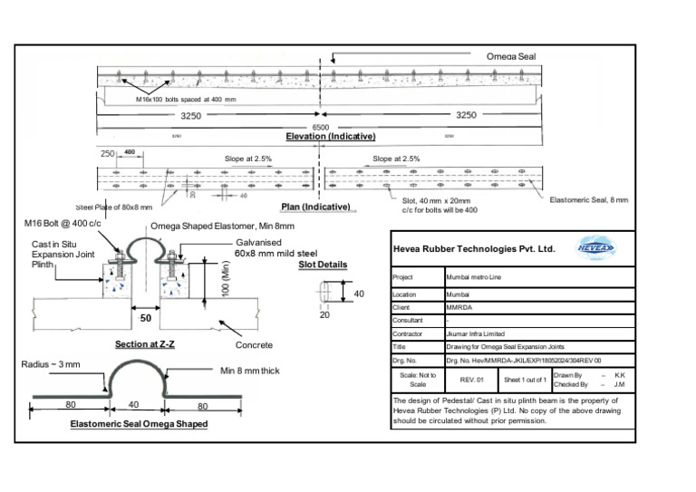 Drawing For Omega Seal - Revised - 00 | PDF | Building Technology ...