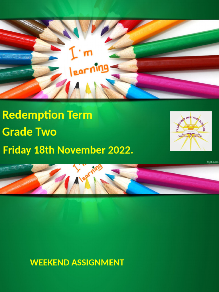 Grade 2 Homework Week 13 | PDF