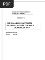 Ityala Lamawele: Grade 10 Xhosa Novel | PDF | Linguistics