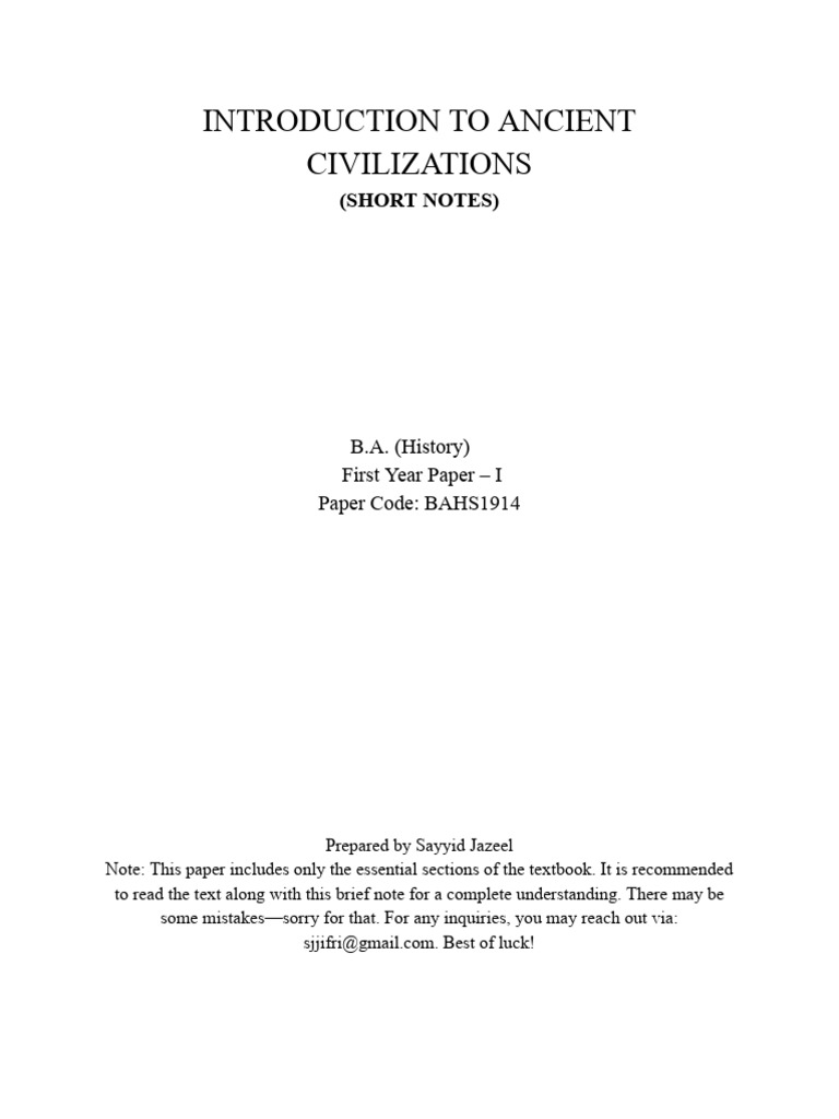 Introduction to Ancient Civilizations (2) | PDF | Osiris | Ancient Egypt