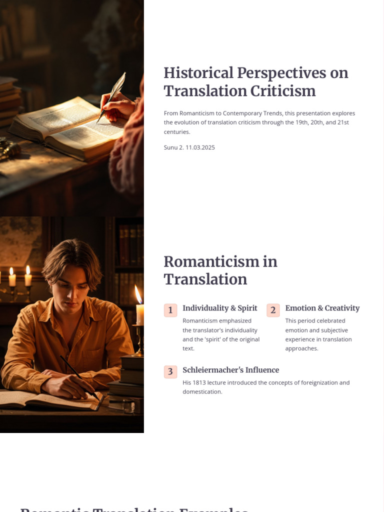 Historical Perspectives On Translation Criticism | PDF | Translations ...