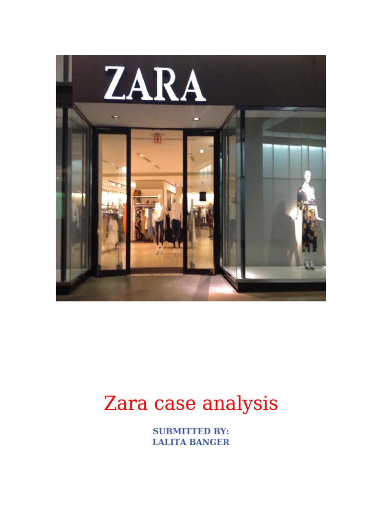 Zara Case Analysis | PDF