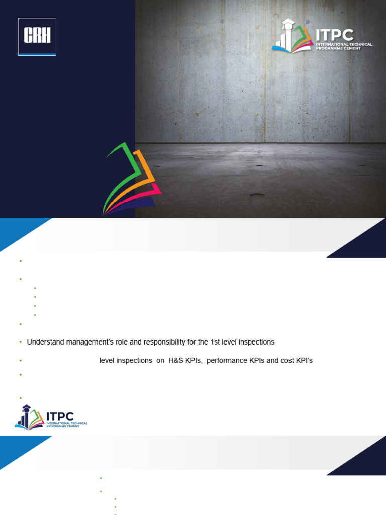 ITCP II - Presentation - 2023 - 1st Level Inspection 21062023 | PDF ...