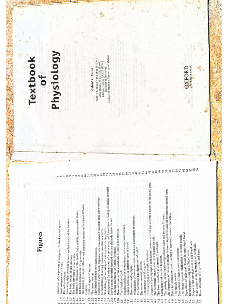 Ezeilo Textbook of Physiology Section I General Physiology | PDF