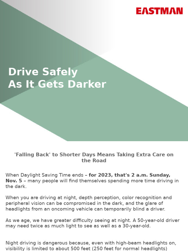 ZIM Moment Driving After Dark | PDF | Headlamp | Sleep