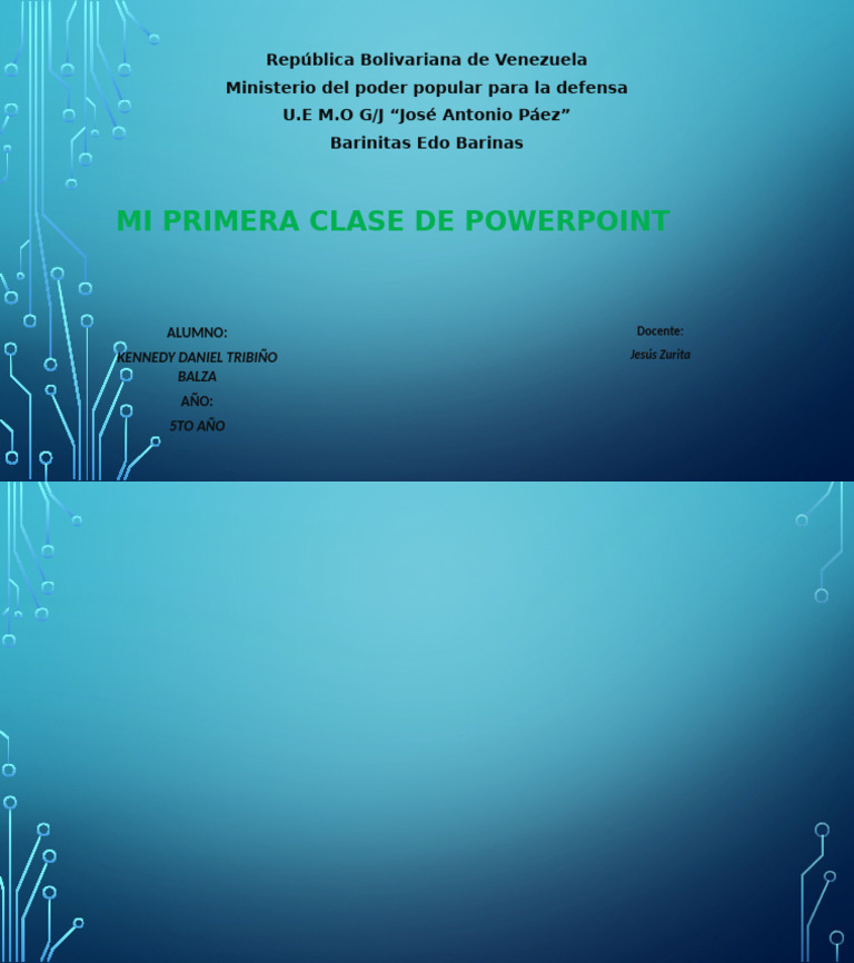 Mi Primera Clase de PowerPoint | PDF