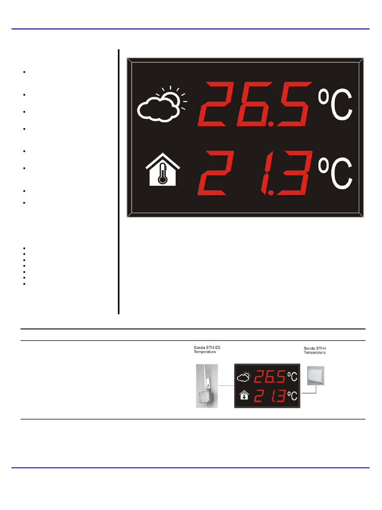 Indicador Temperatura Interior Exterior DTT | PDF | Informática | Tecnología de información y ...