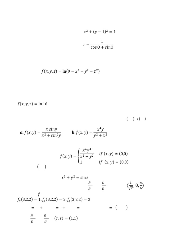 Math 201 Midterm Exam Fall 2024 | PDF | Derivative | Differential Geometry